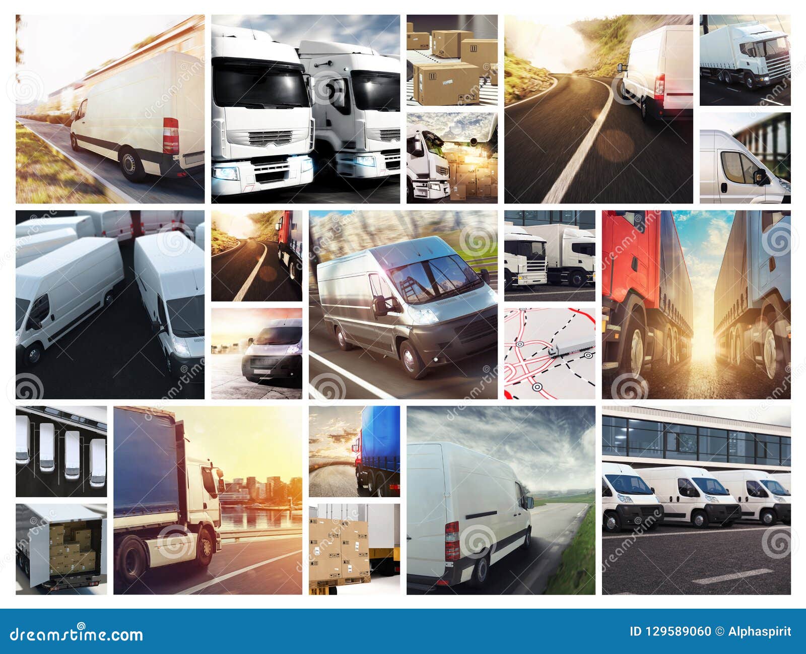 Logistic And Transport Concept In Front Industrial Container Cargo ...