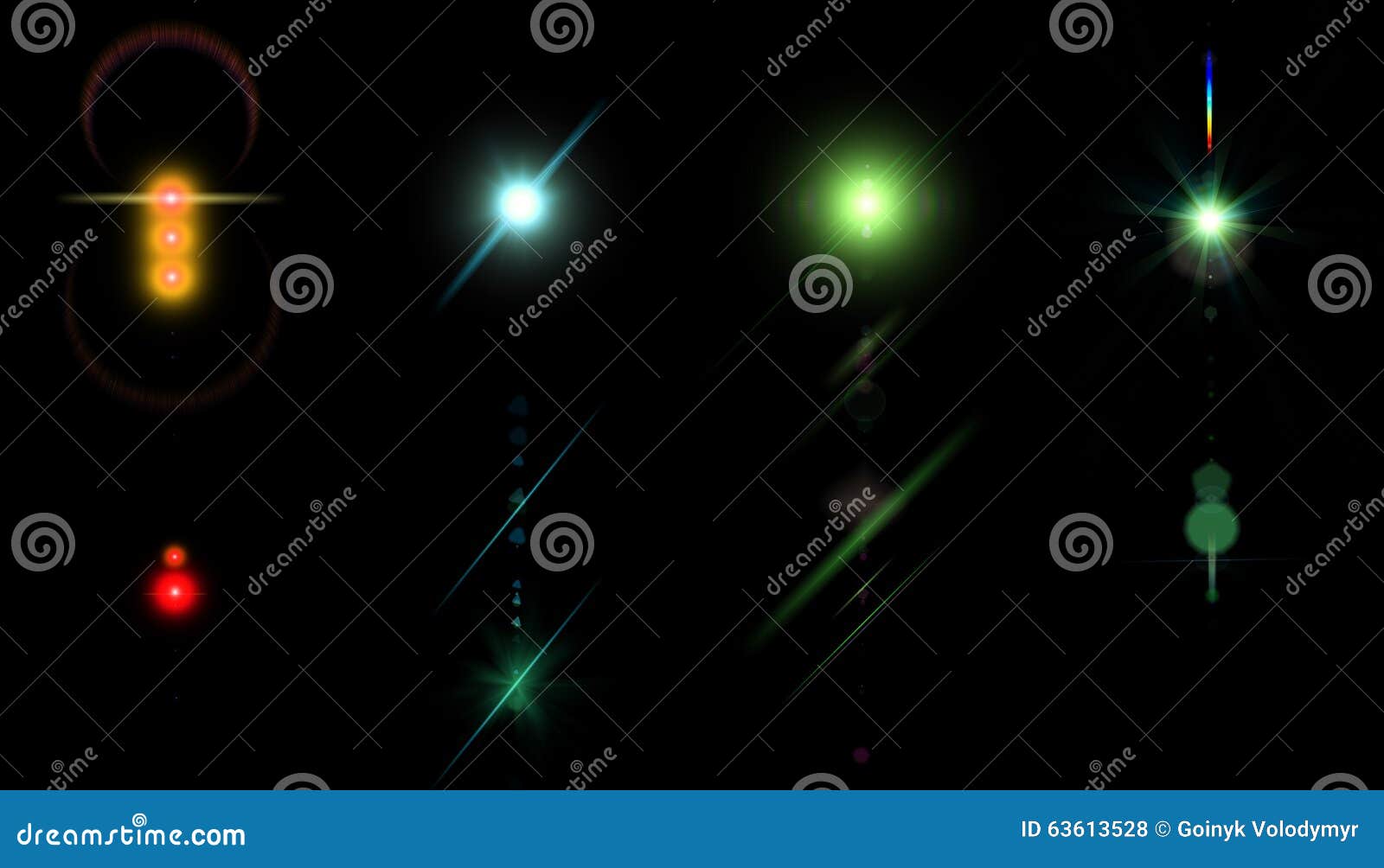 Collage Con Las Estrellas Brillantes Foto de archivo - Imagen de rojo ...