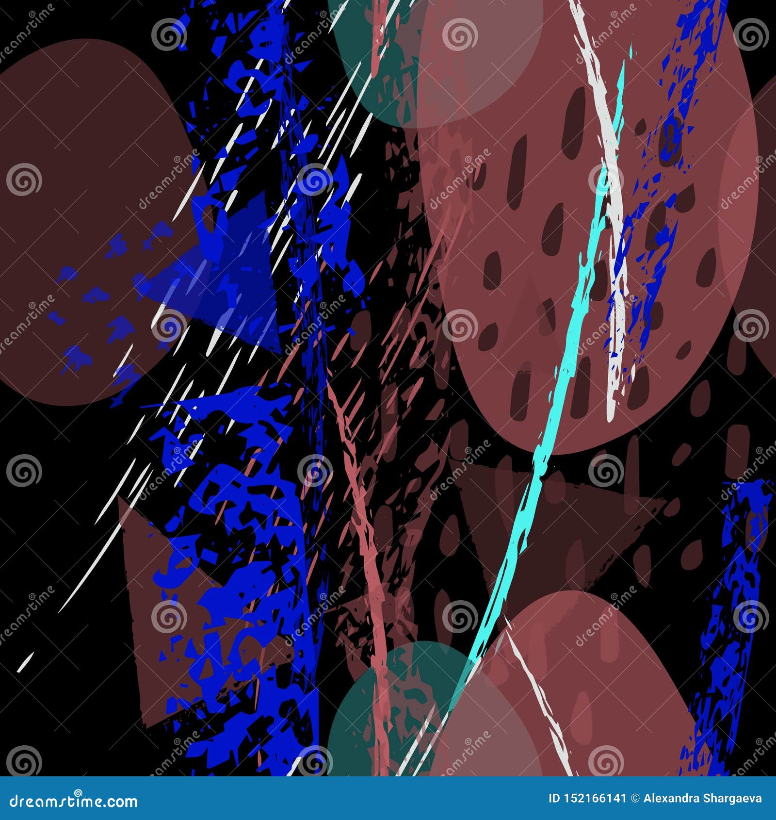 Collage Contemporary Textures. Artistic Modern Stock Vector ...