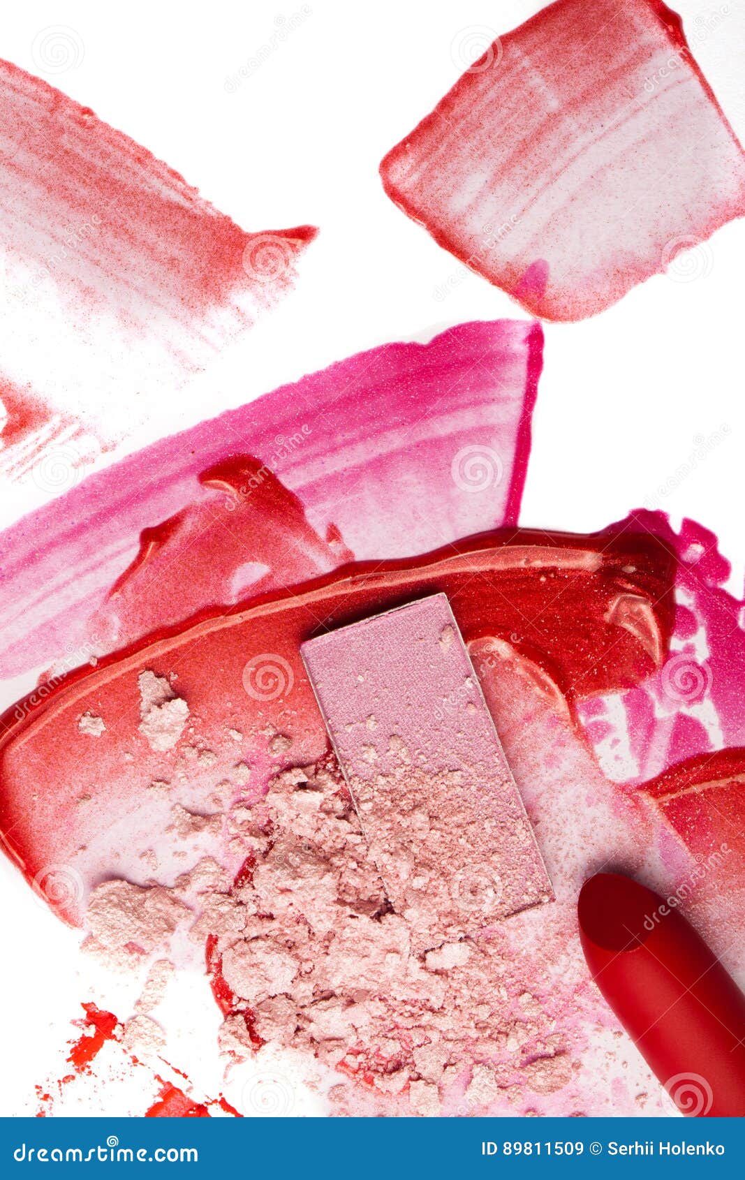 Collage of Cosmetics for Advertising. Stock Image - Image of ...