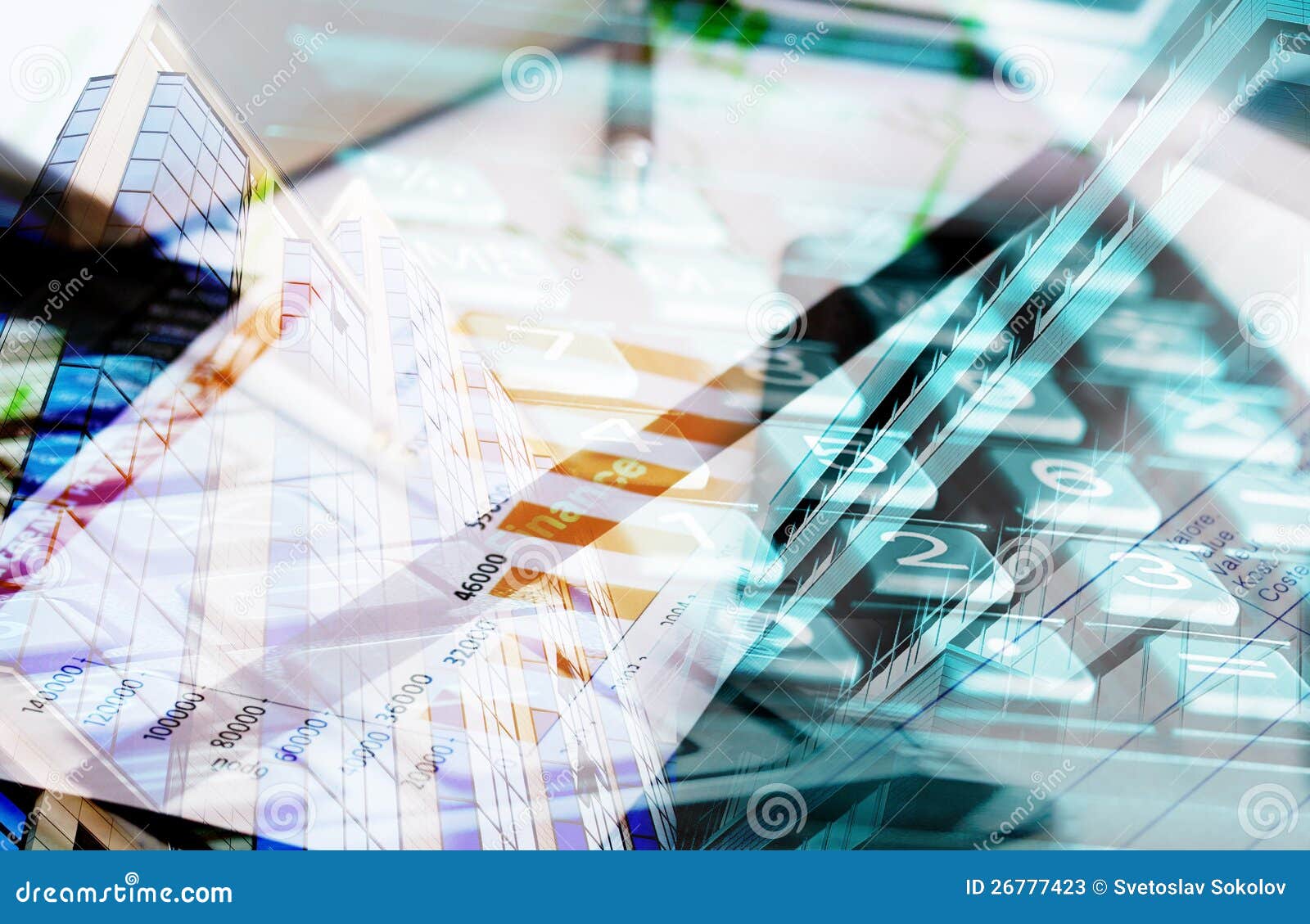 Collage data stock image. Image of commercial, economics - 26777423