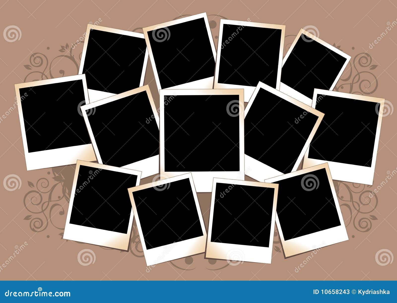 Collage de fotos. Modelo. ilustración del vector. Ilustración de ...