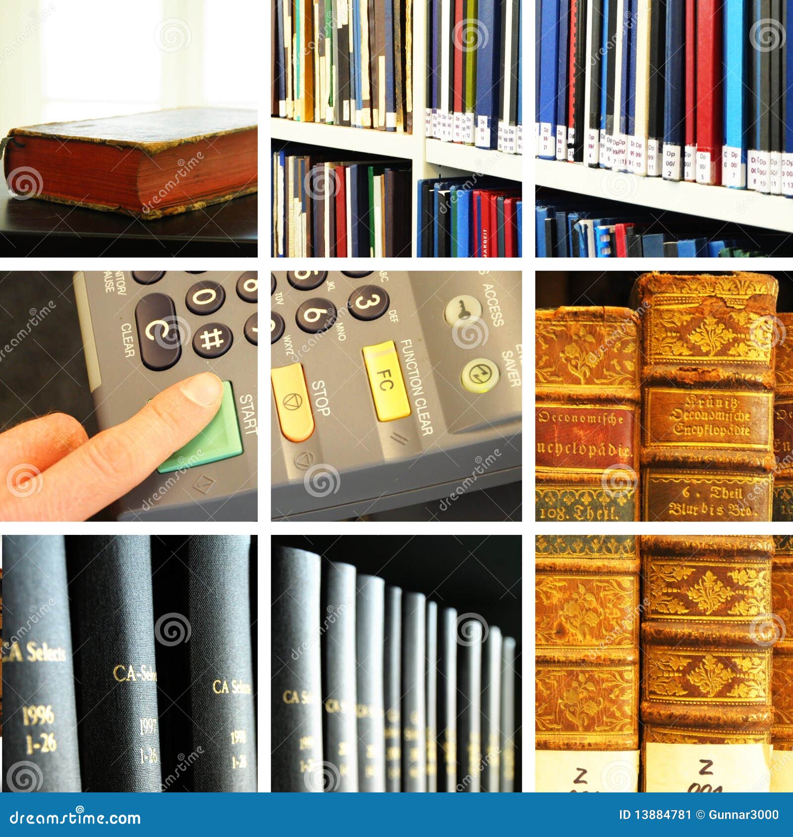 Collage de la biblioteca imagen de archivo. Imagen de concepto - 13884781