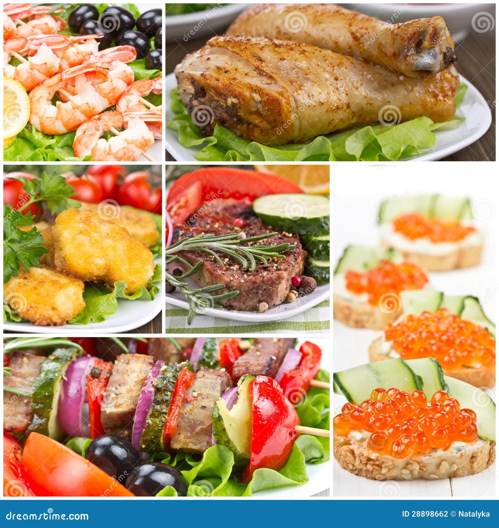 Collage de la comida foto de archivo. Imagen de alimento - 28898662