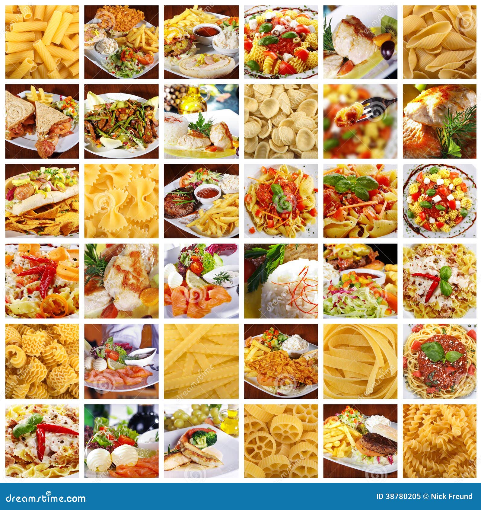 Collages De Comida De