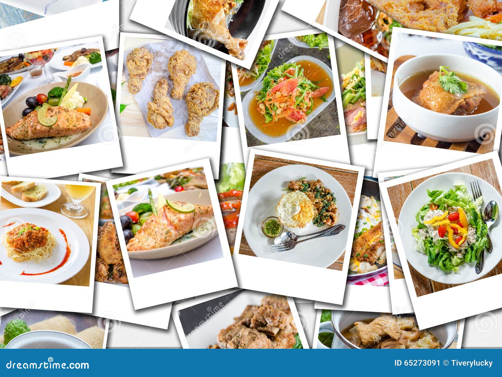 Collage de la comida imagen de archivo. Imagen de moderno - 65273091