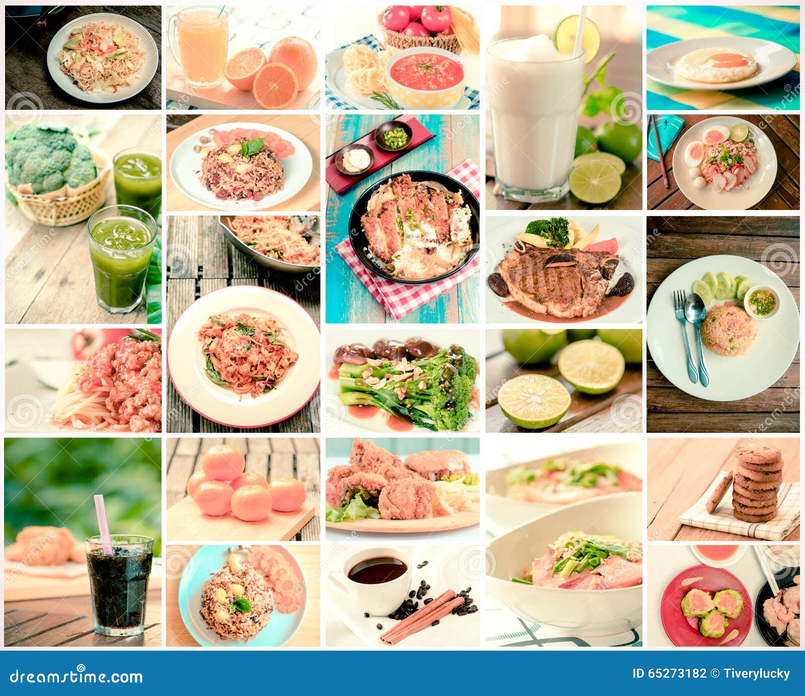 Collage de la comida foto de archivo. Imagen de salud - 65273182