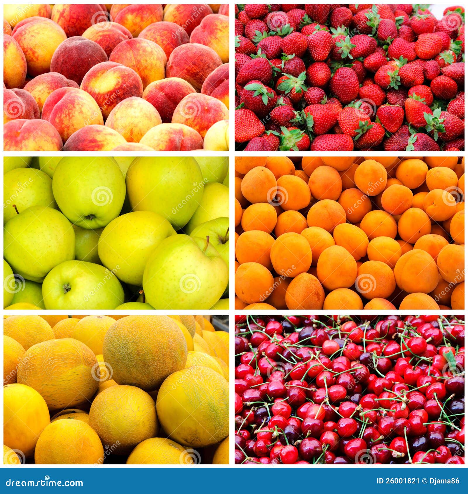 Collage de la fruta imagen de archivo. Imagen de cierre - 26001821