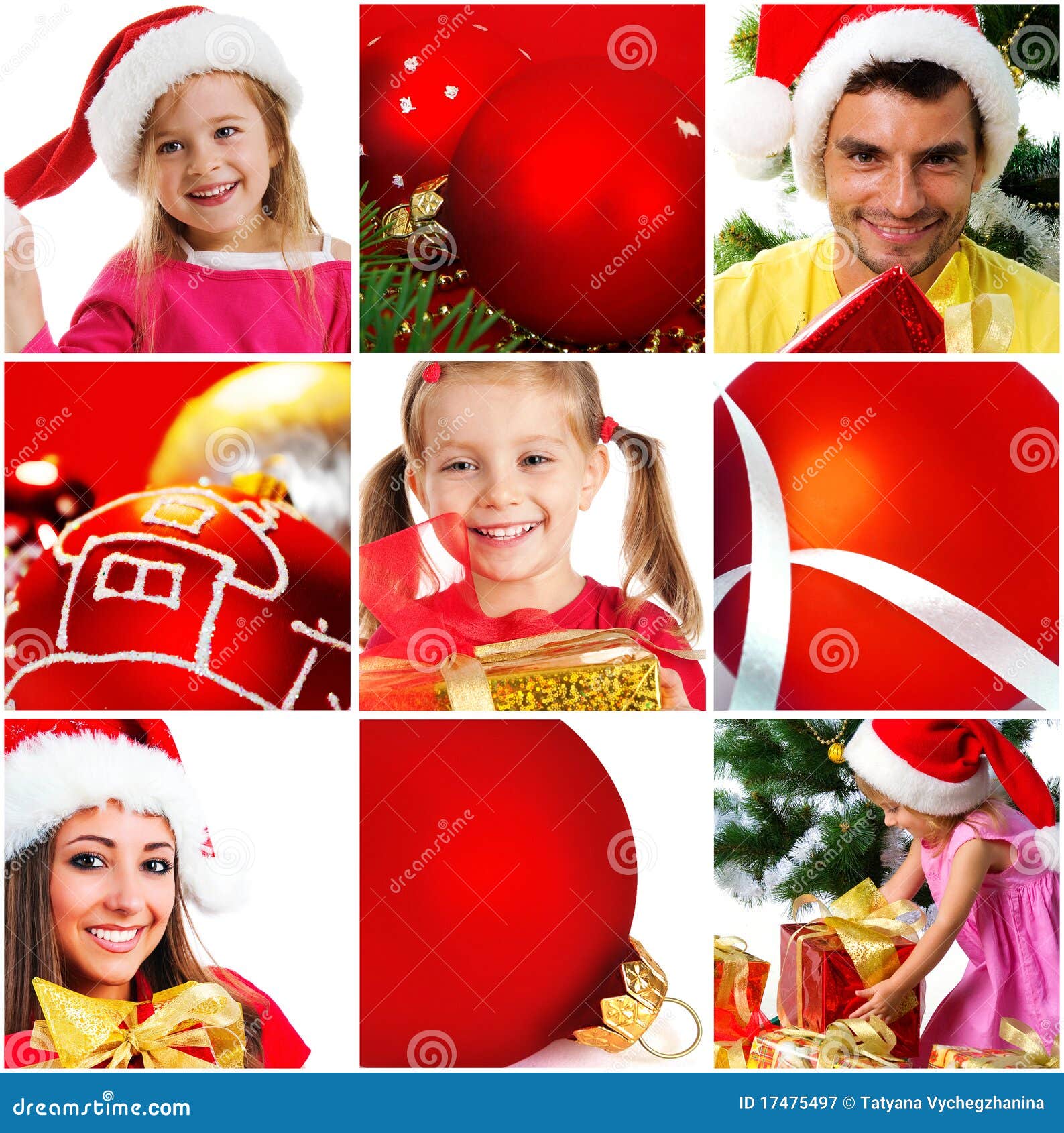 Collage de la Navidad imagen de archivo. Imagen de felicidad - 17475497