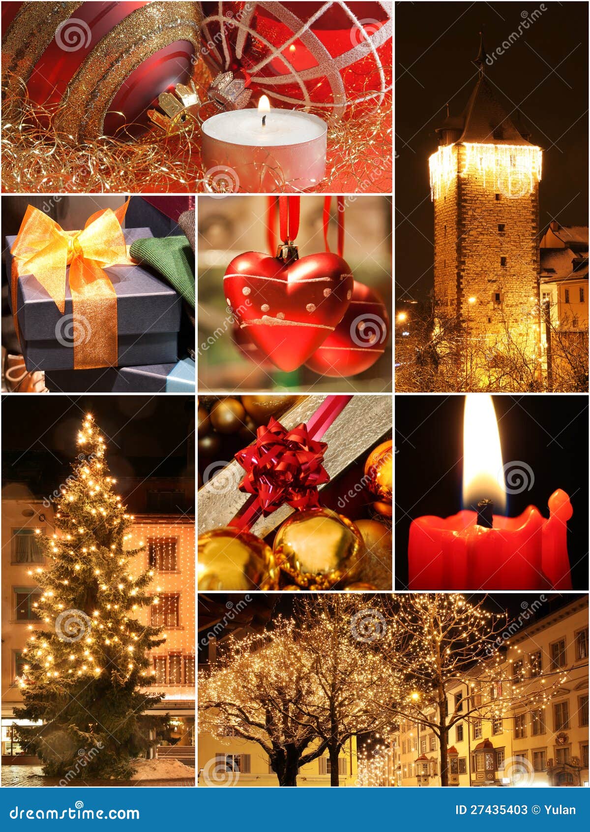 Collage de la Navidad imagen de archivo. Imagen de fondo - 27435403