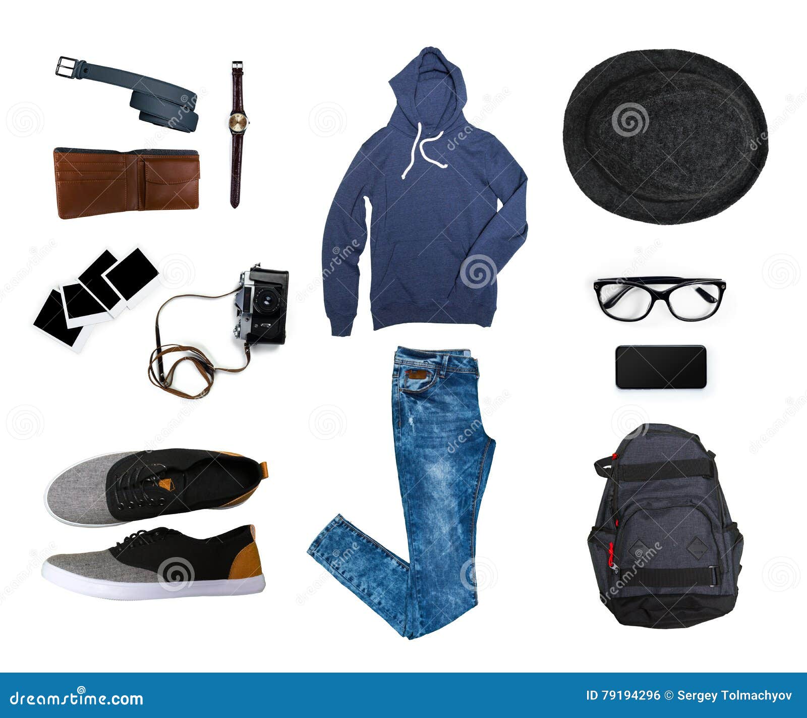 Collage De La Ropa Del ` S De Los Hombres Foto de archivo - Imagen de ...