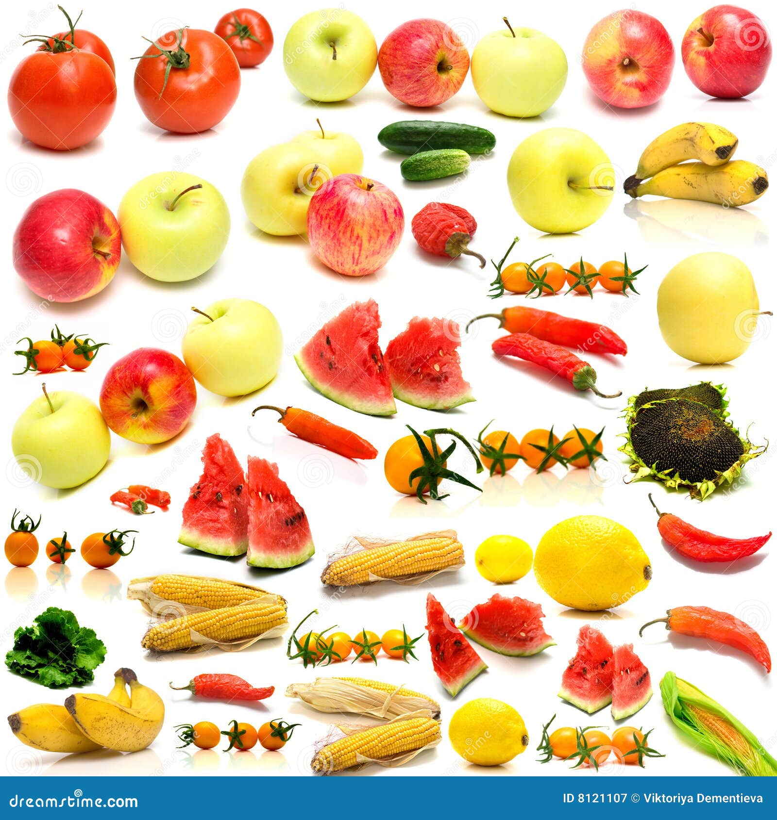 Collage De Las Frutas Y Verdura 2 Imagen de archivo - Imagen de pepino ...