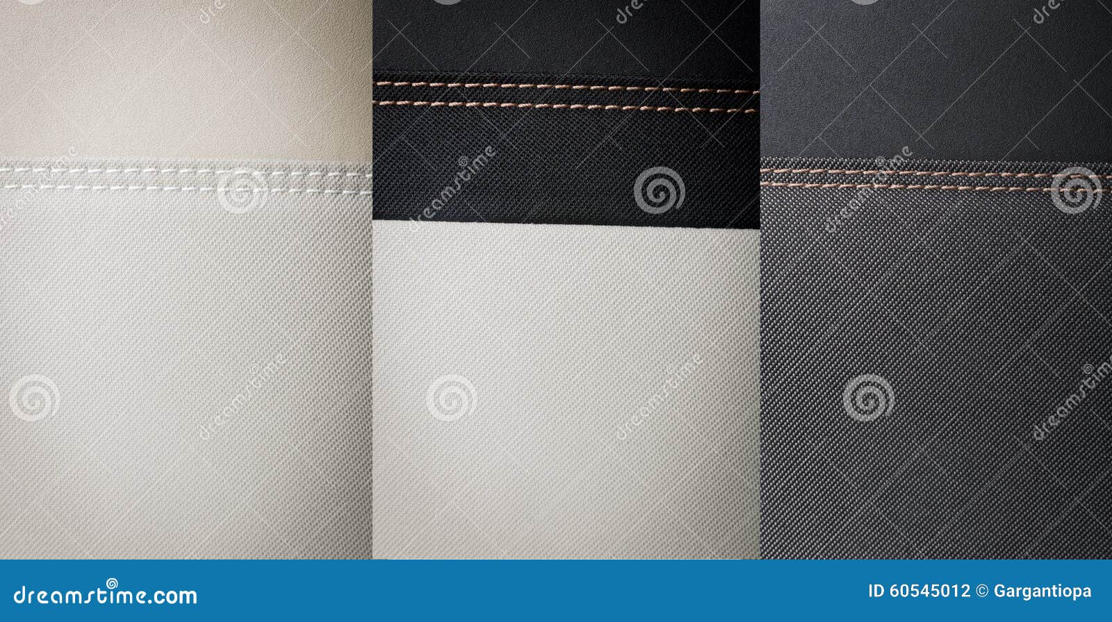 Collage De Las Muestras De La Materia Textil Foto de archivo - Imagen ...