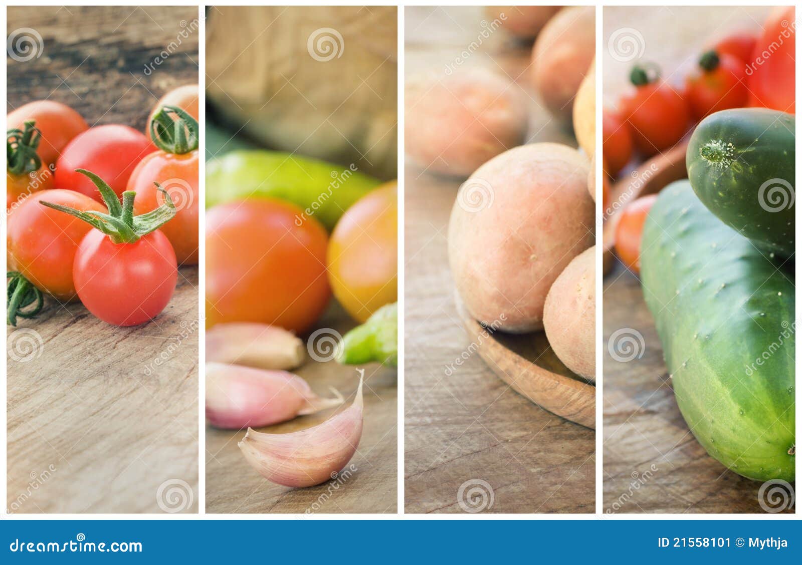 Collage De Las Verduras Frescas Imagen de archivo - Imagen de cena ...