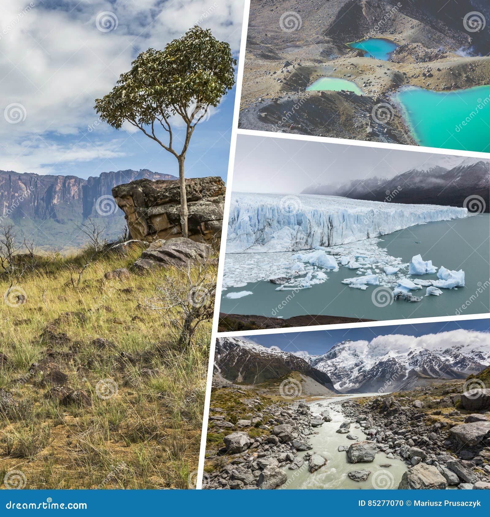 Collage De Los Lugares Más Hermosos Y Más Impresionantes De Ameri Del ...