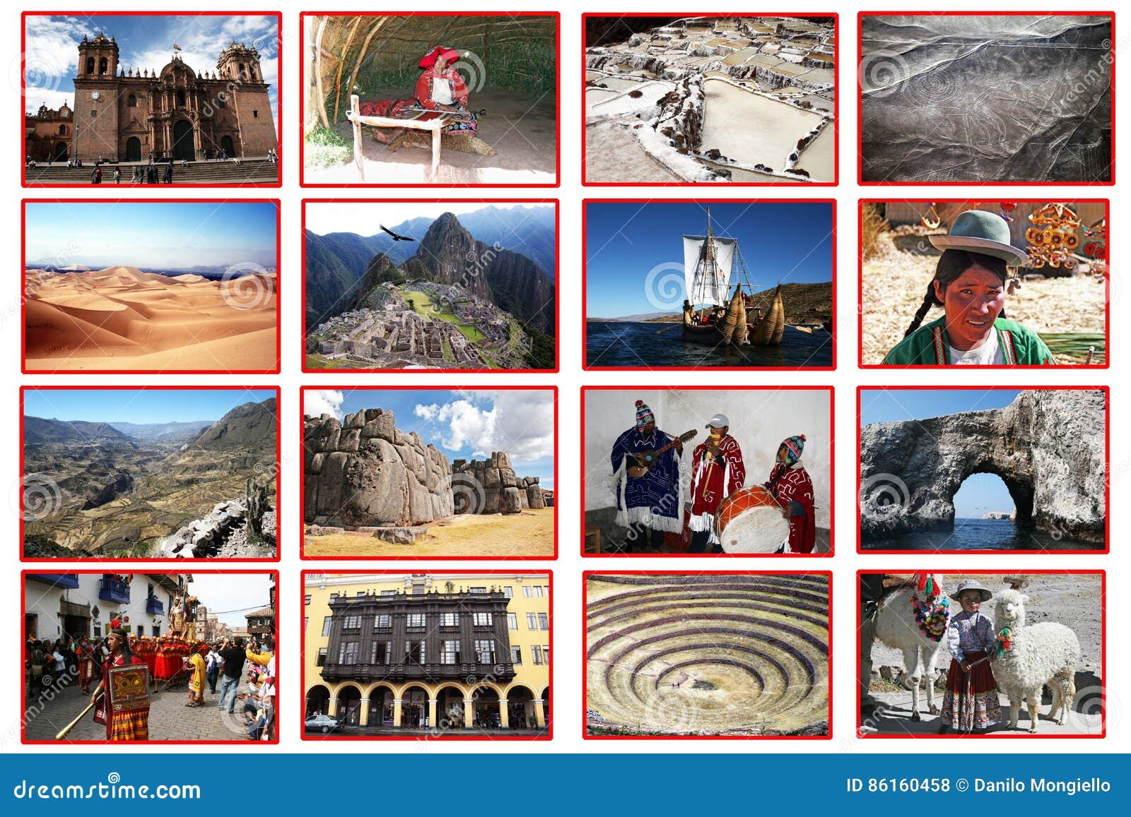 Collage de Perú foto de archivo editorial. Imagen de cultura - 86160458