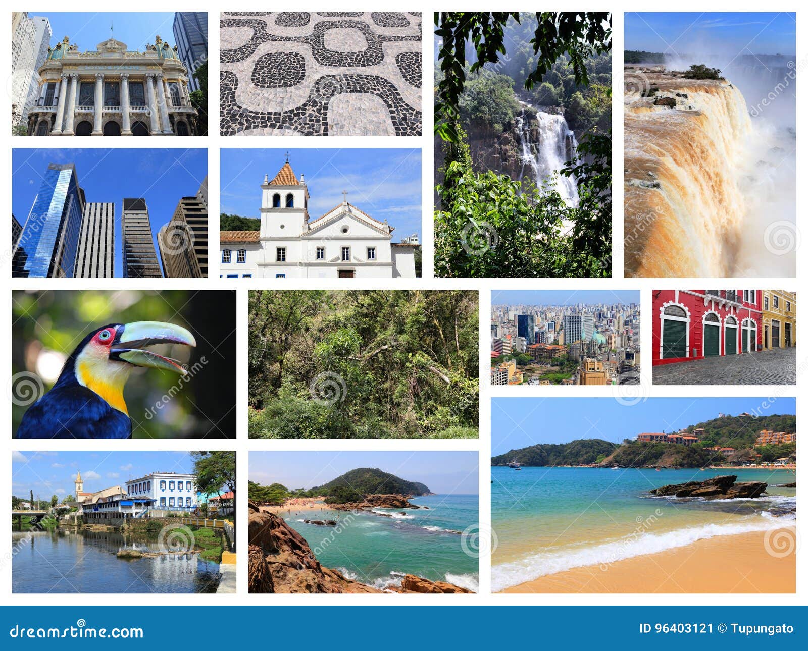 Collage del Brasil imagen de archivo. Imagen de montaje - 96403121