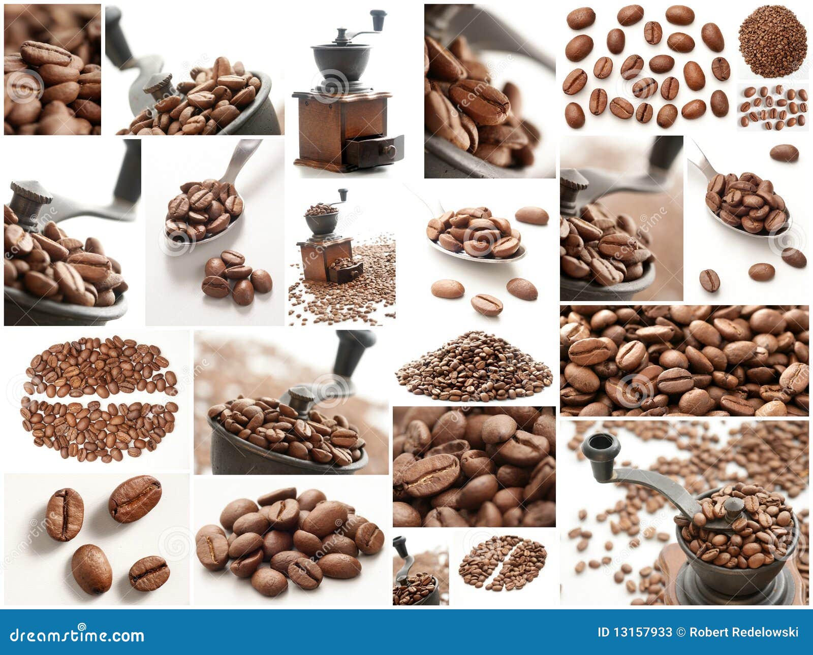 Collage del café imagen de archivo. Imagen de fotos, aislado - 13157933