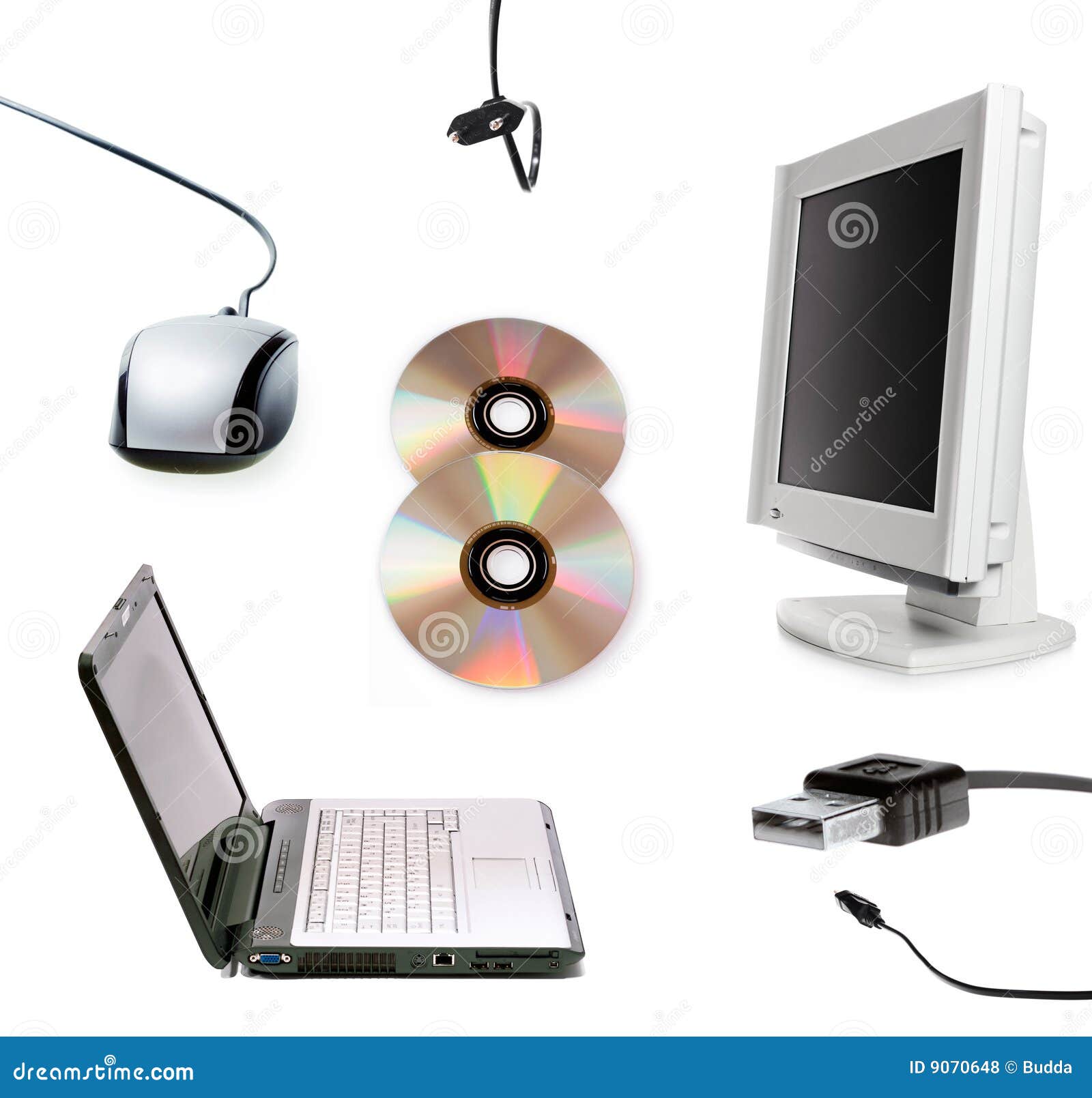 Collage del ordenador foto de archivo. Imagen de salvaguardia - 9070648