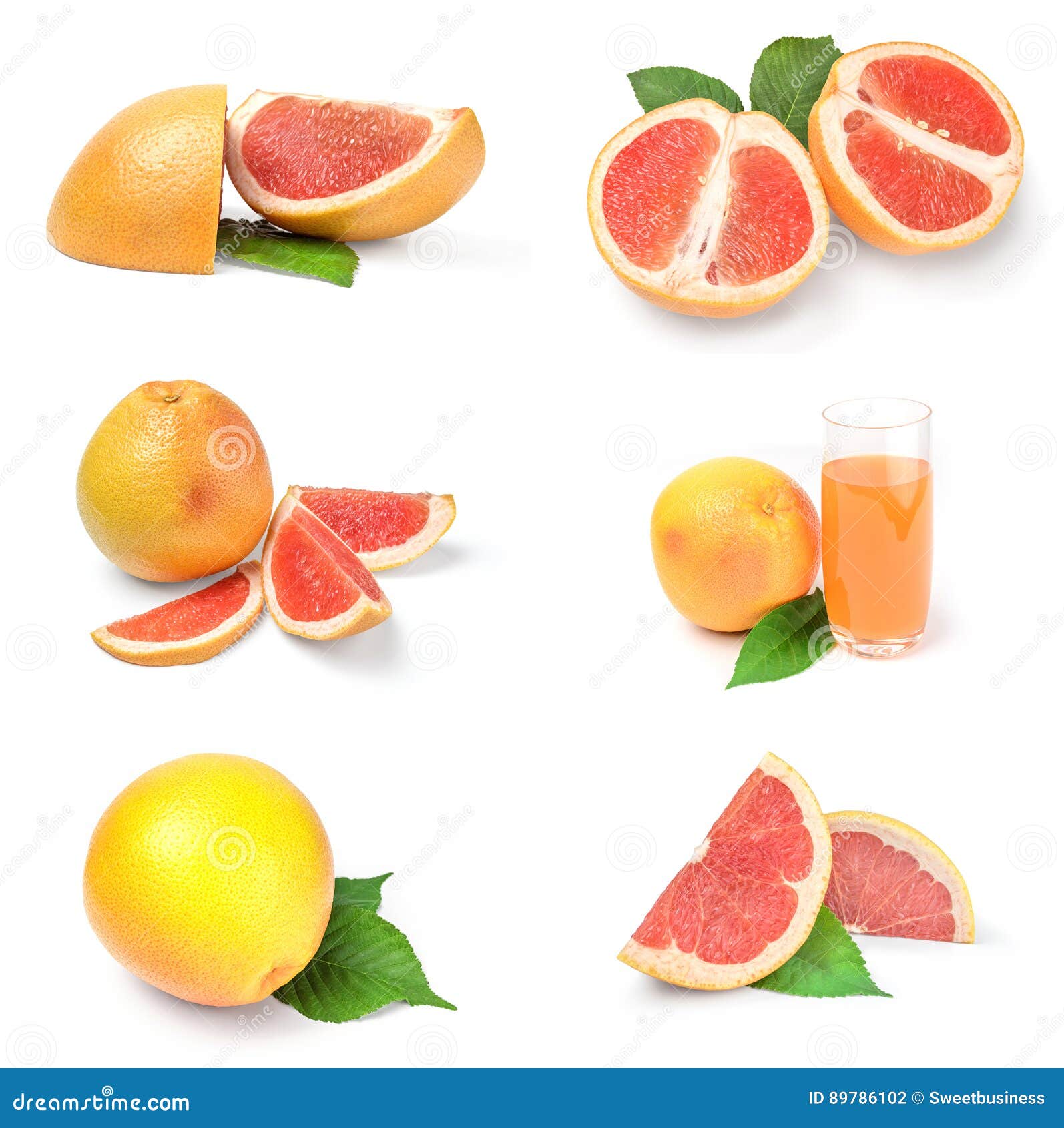 Collage Del Pomelo En Un Recorte Blanco Foto de archivo - Imagen de ...