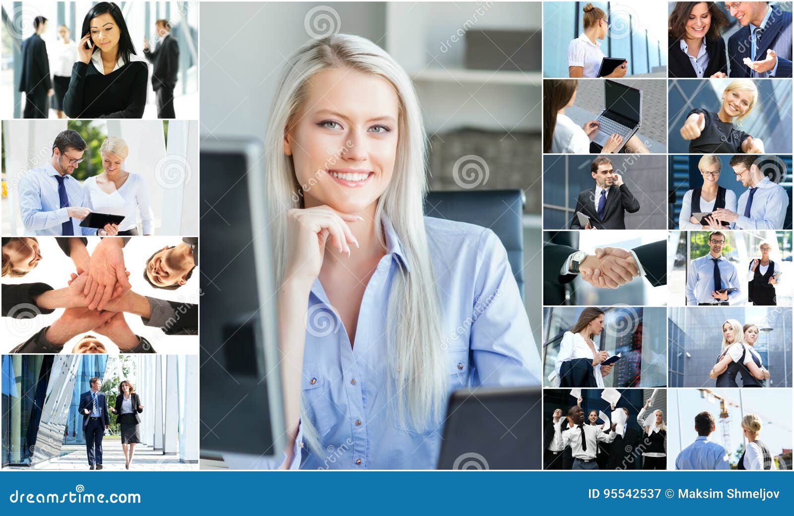 Collage Des Gens D'affaires Image stock - Image du businesspeople, corporatif: 95542537