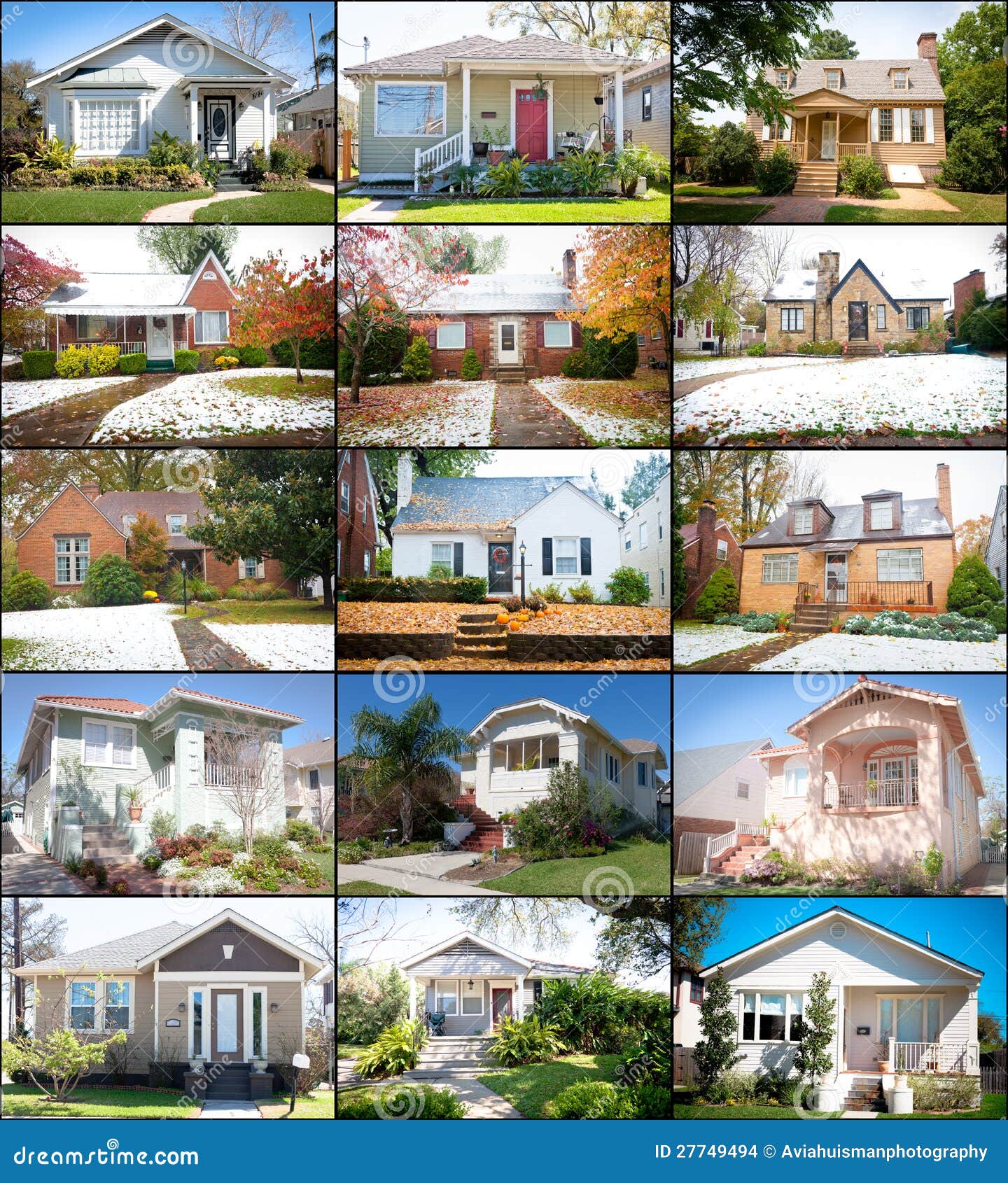 Collage Des Maisons De Maison Photo stock - Image du concept ...