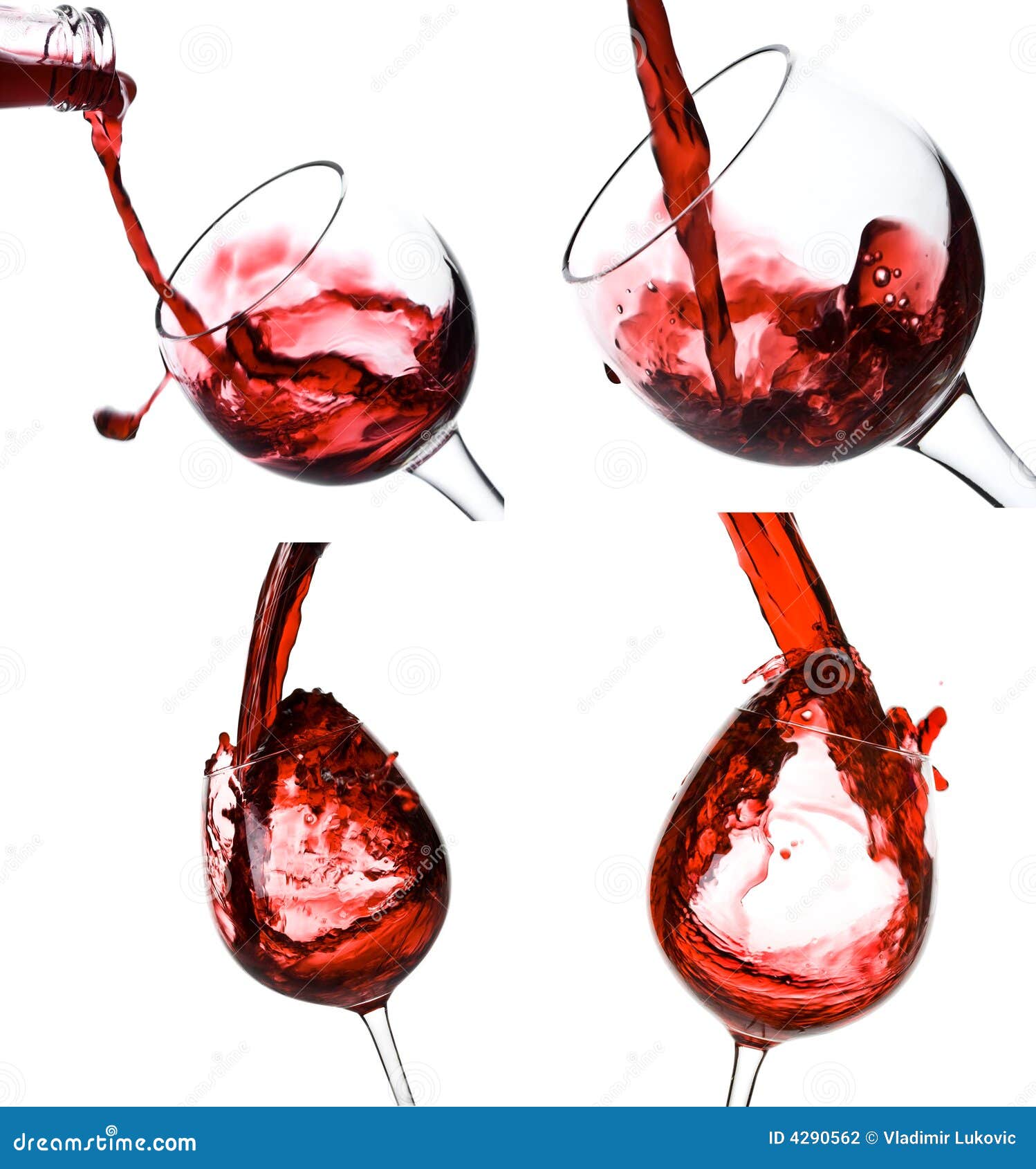 Collage Des Projectiles De Vin Photo stock - Image du appréciez ...