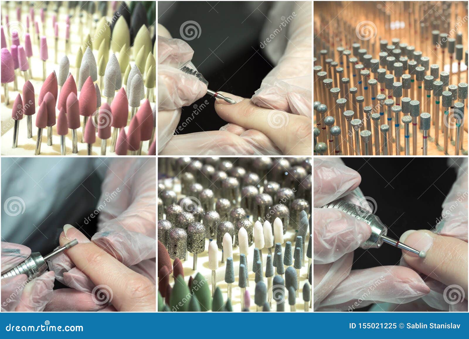 Collage of Different Cutters for Manicure. Stock Image - Image of ...