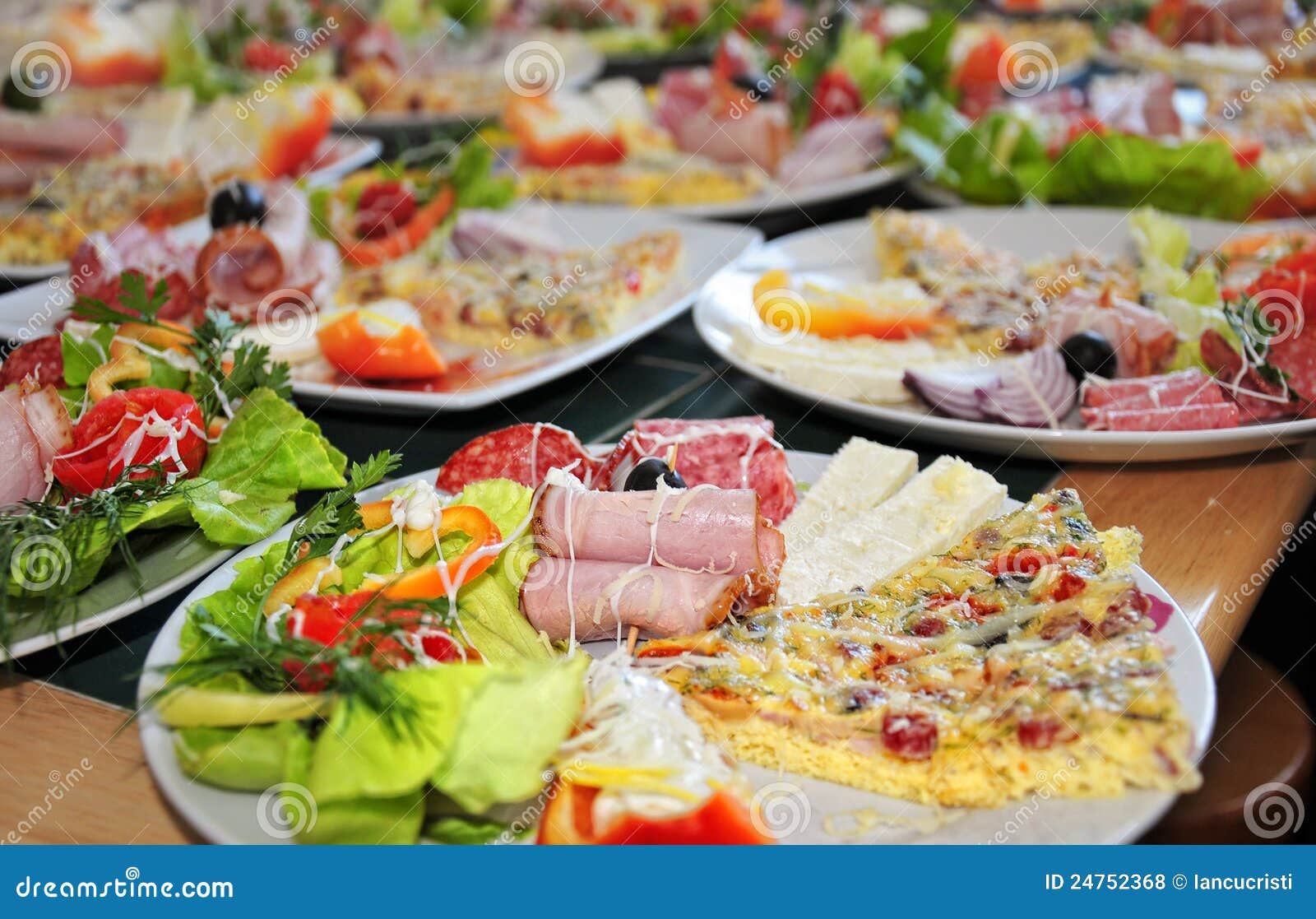 Collage of Different Fast Food Products .Feta Chee Stock Photo - Image ...