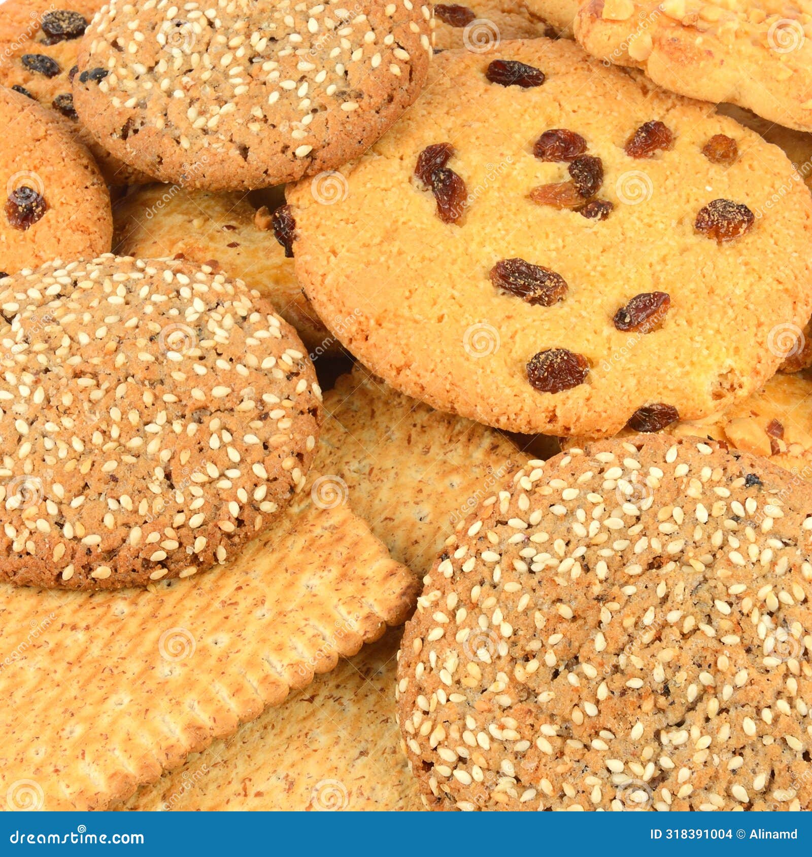 A Collage of Different Kind of Biscuits, Sweets and Pastries Stock ...
