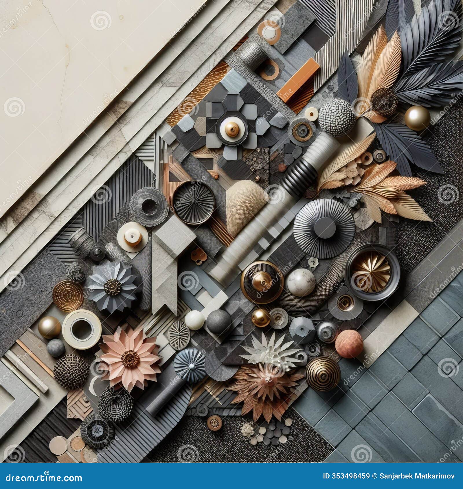 Textures Create A Sense Of Chaotic Applying Paint To The Canvas ...