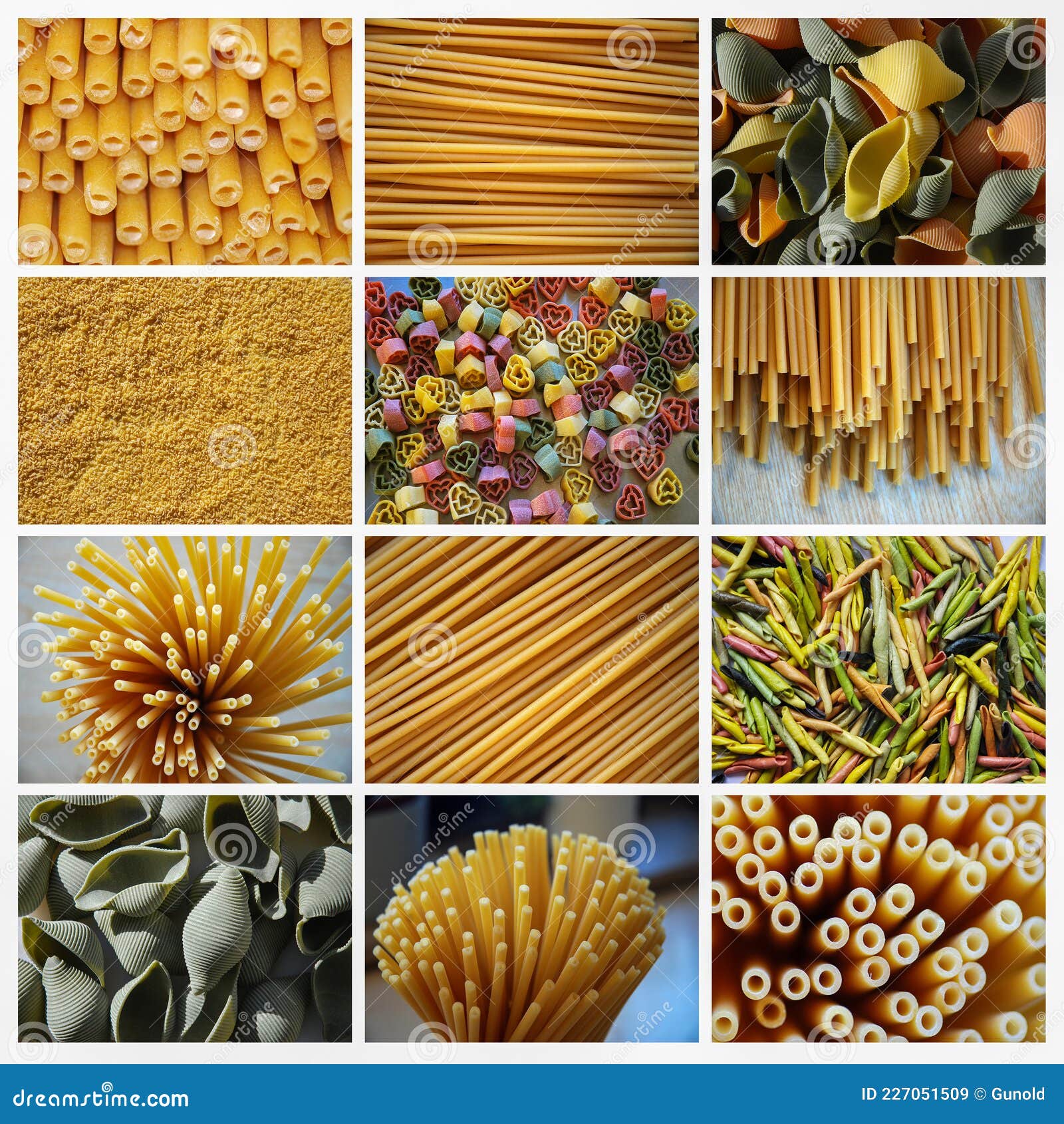 Collage Of Different Crops. Grain Crops Are The Basis Of Life For Both ...
