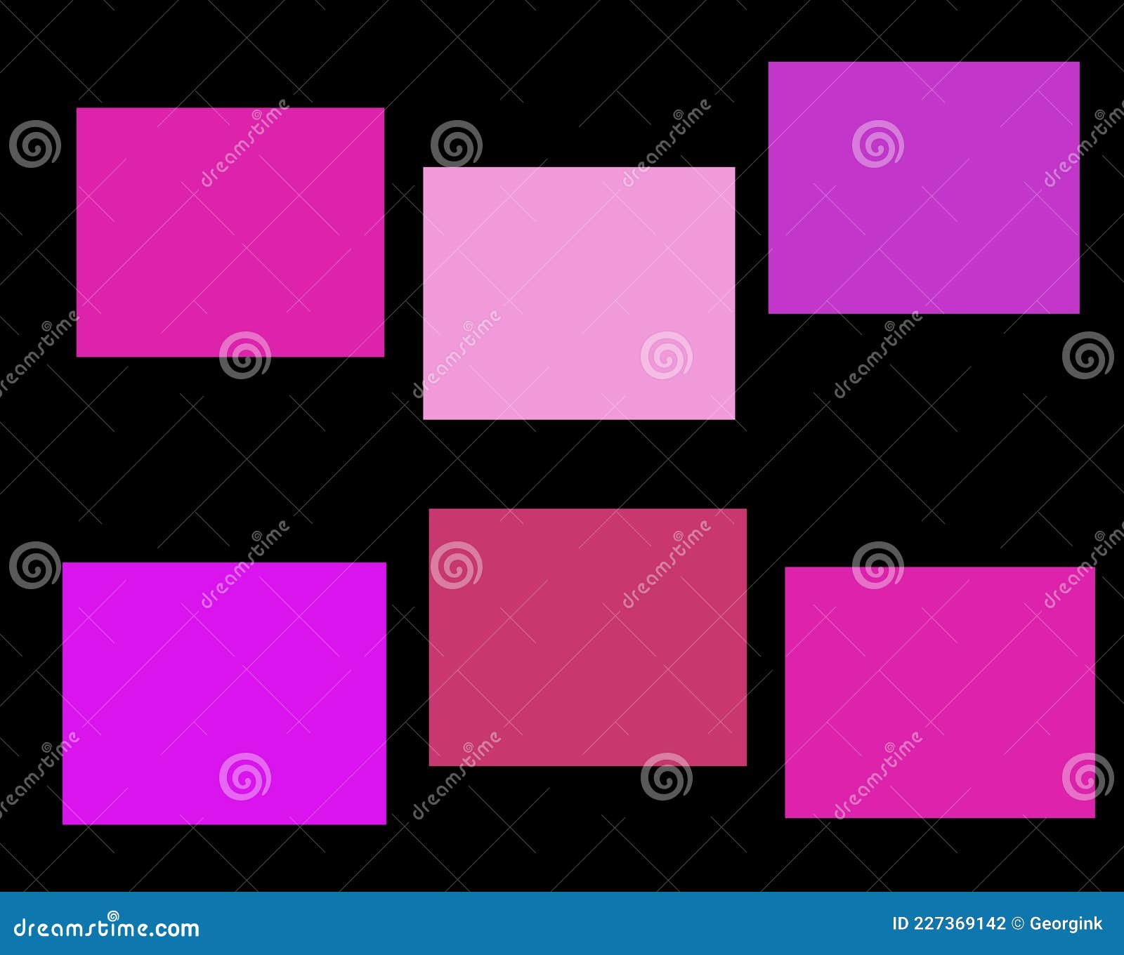 Collage Different Styles Background for Samples Stickers Stock ...