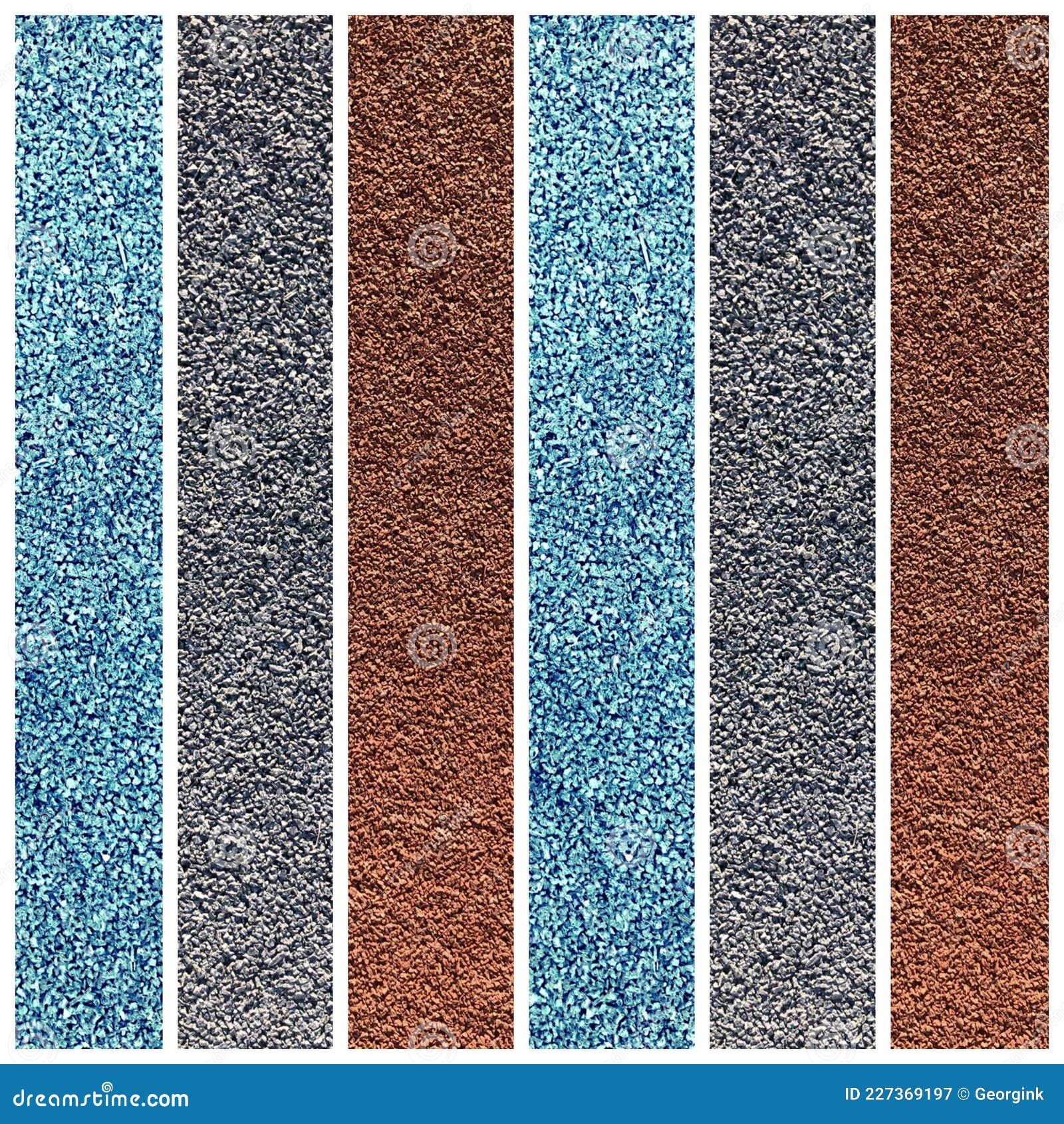 Collage Different Types of Texture New Path for the Running Track Stock ...