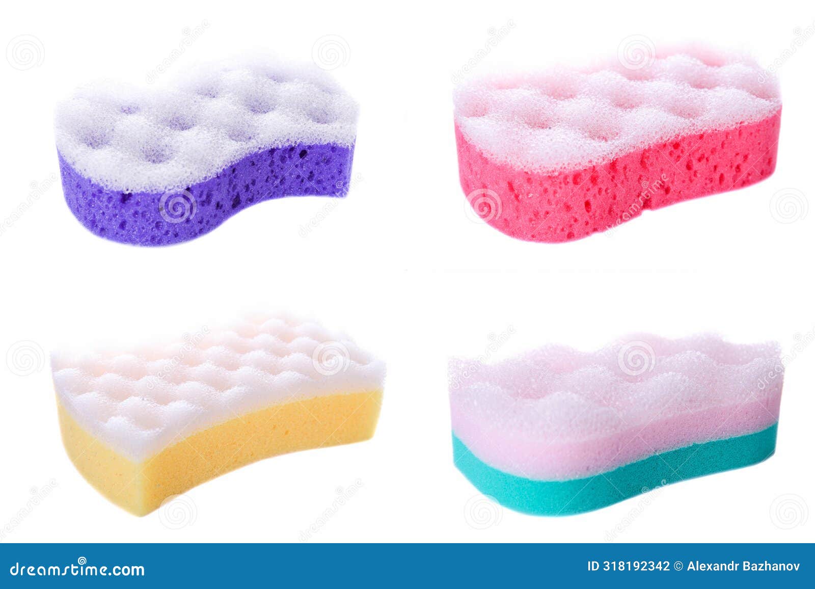 Collage of Different Washcloths Stock Photo - Image of pink, washcloth ...