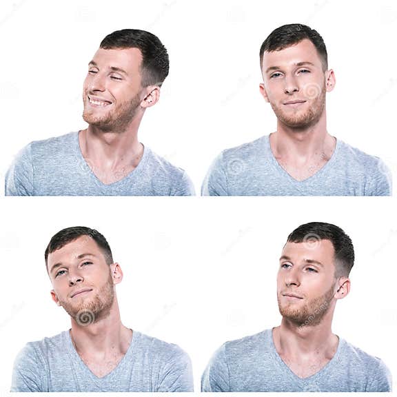 Collage of Dreamy Face Expressions Stock Image - Image of dream, hair ...