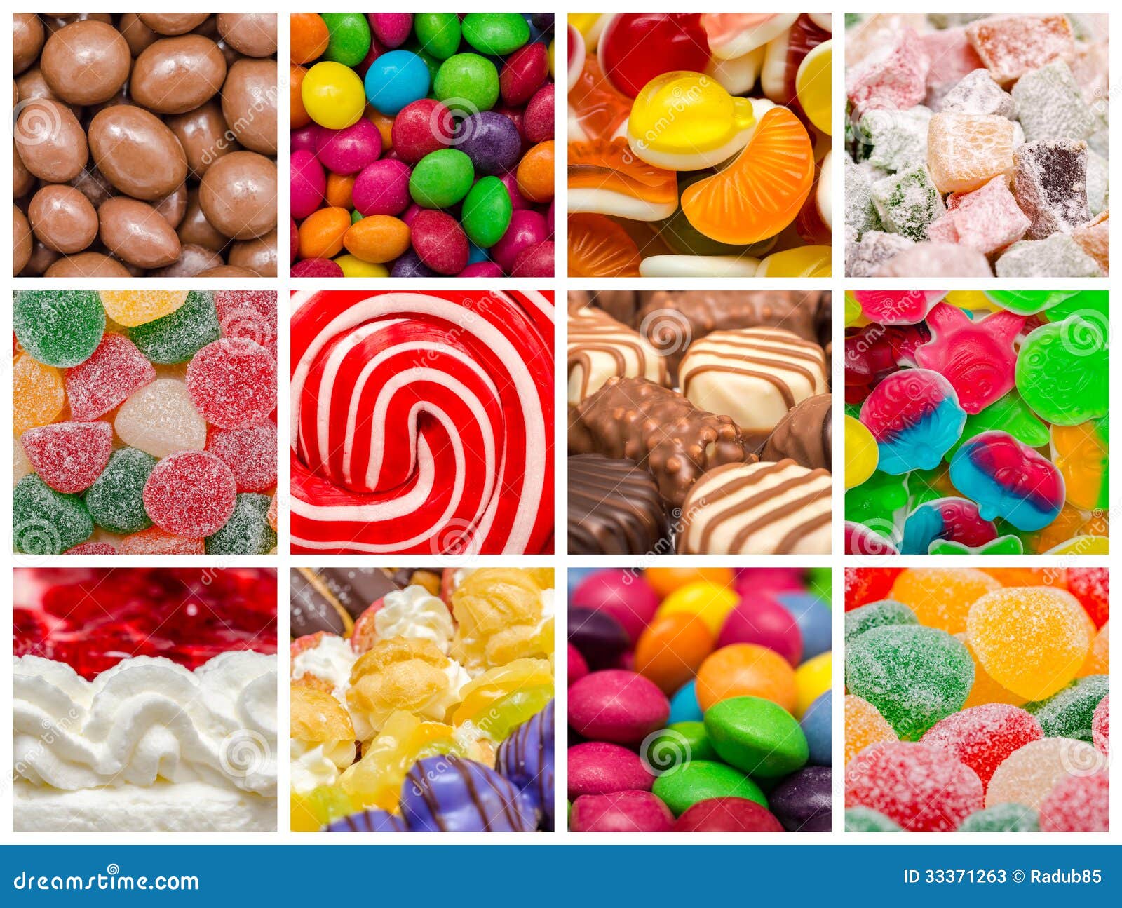 Collage dulce del fondo imagen de archivo. Imagen de collage - 33371263
