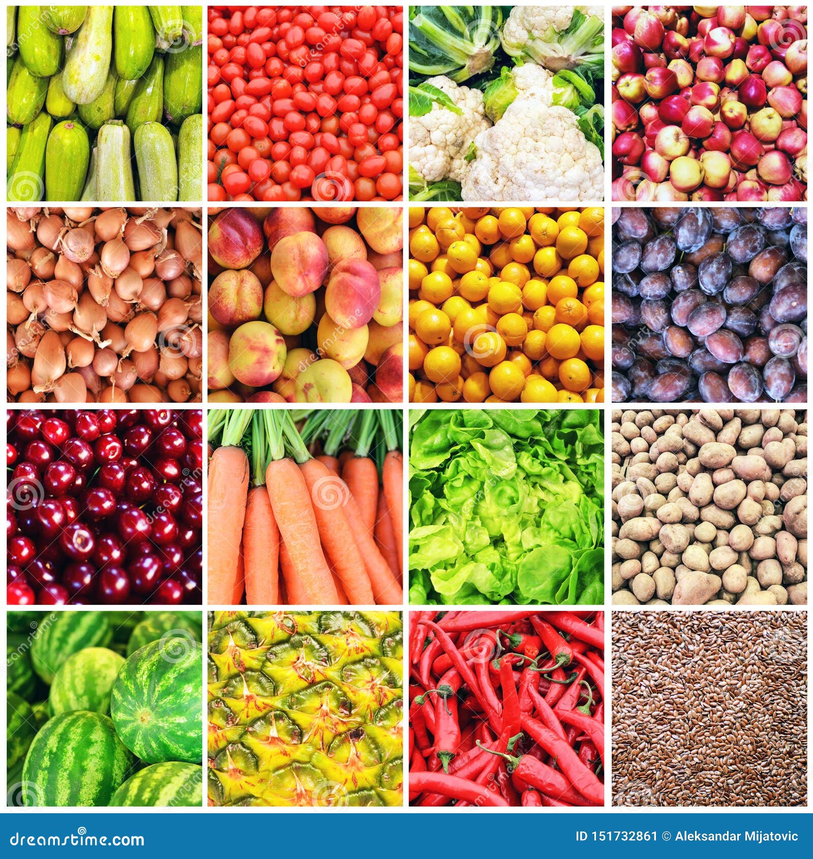 Collage Enorme Di Varie Frutta E Verdure Sane Immagine Stock - Immagine ...