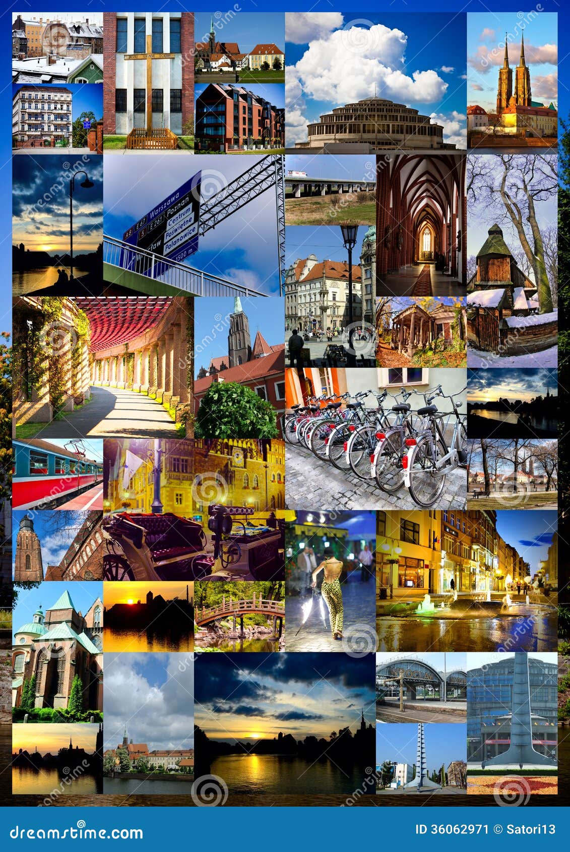 Collage Europeo De La Ciudad Imagen de archivo - Imagen de elegancia ...