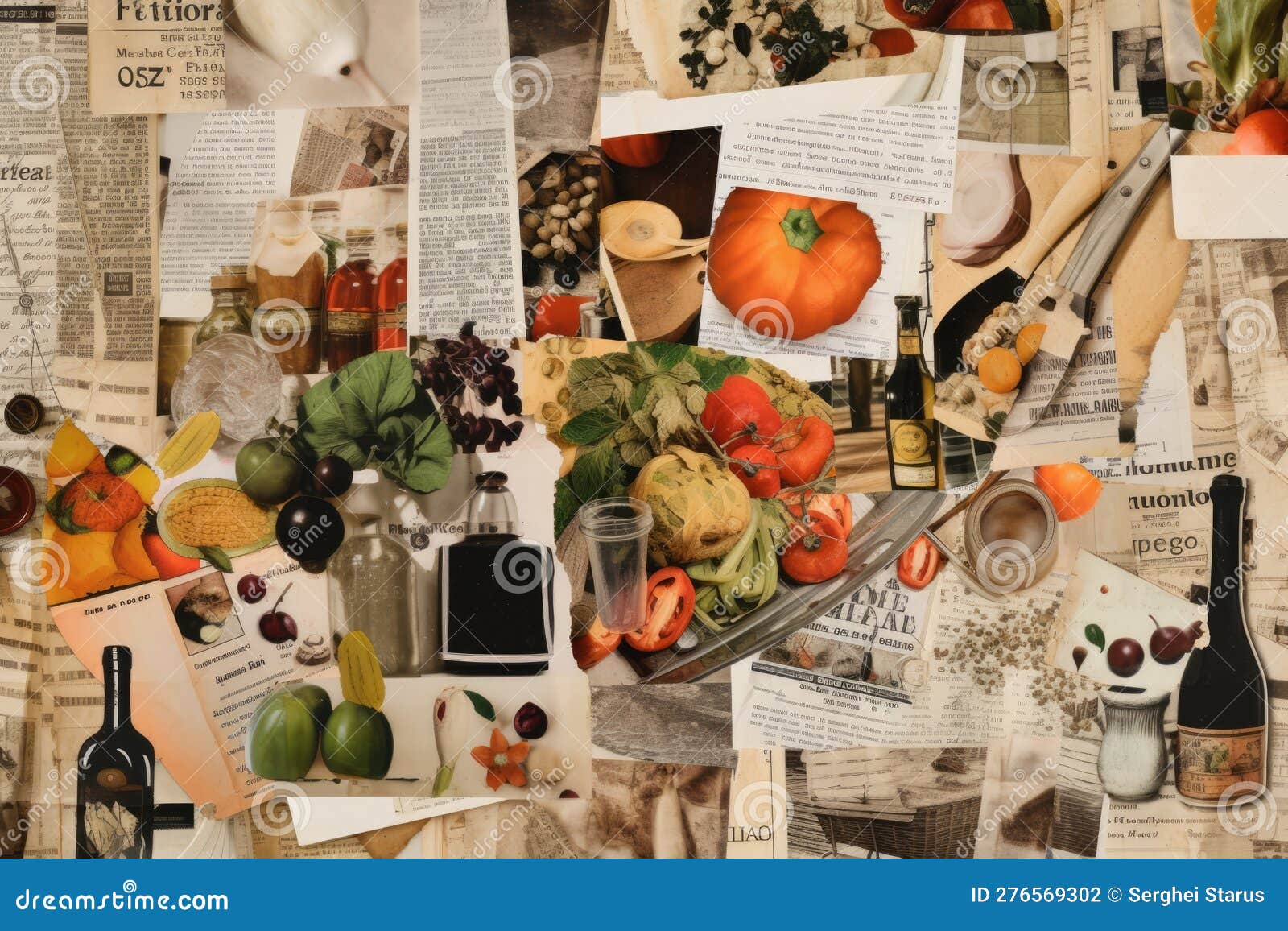 Collage Table Grid With Textured Shortlist Stamp Royalty-Free Stock ...