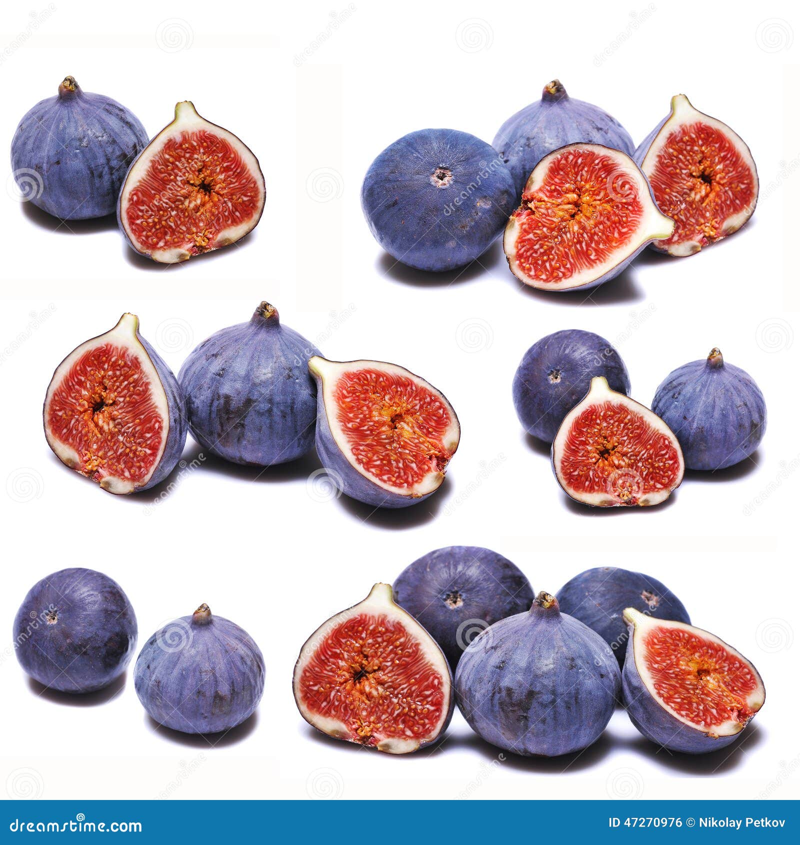 Collage of fresh figs stock photo. Image of close, diet - 47270976