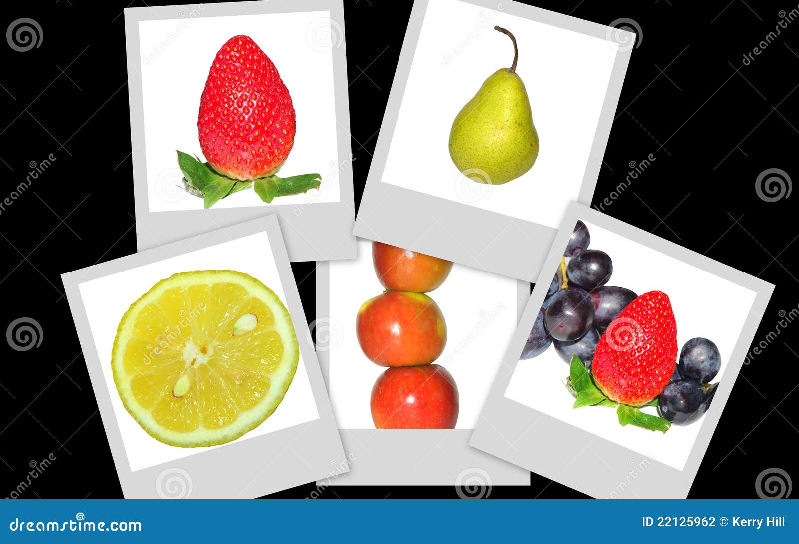 Collage of fruits stock photo. Image of grapes, exotic - 22125962