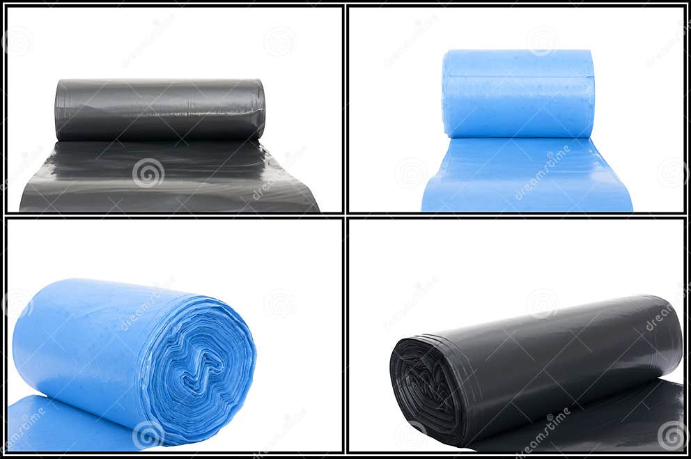 Collage of garbage bags stock image. Image of objects - 43561205