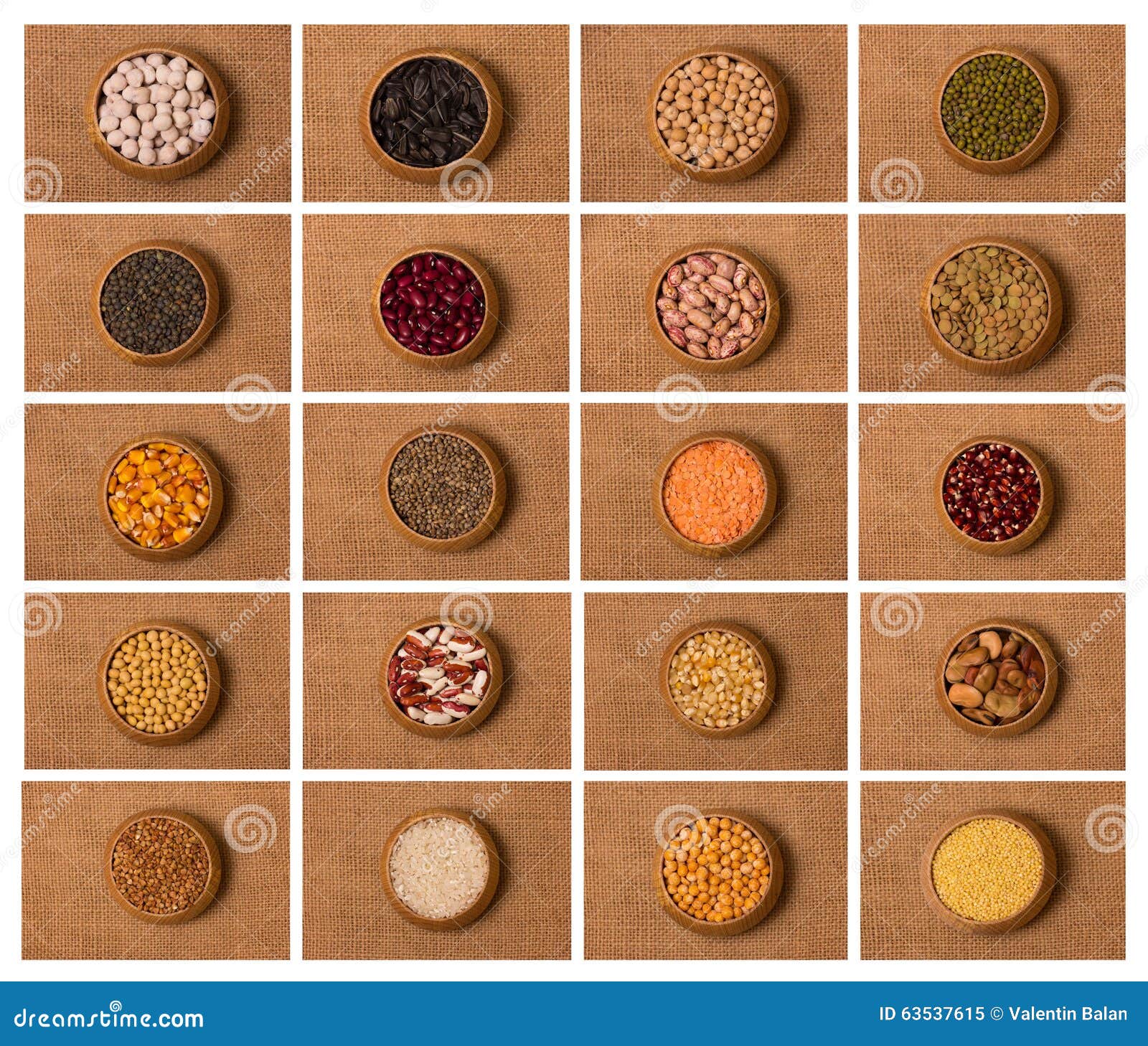 Collage from grain stock image. Image of closeup, dietary - 63537615