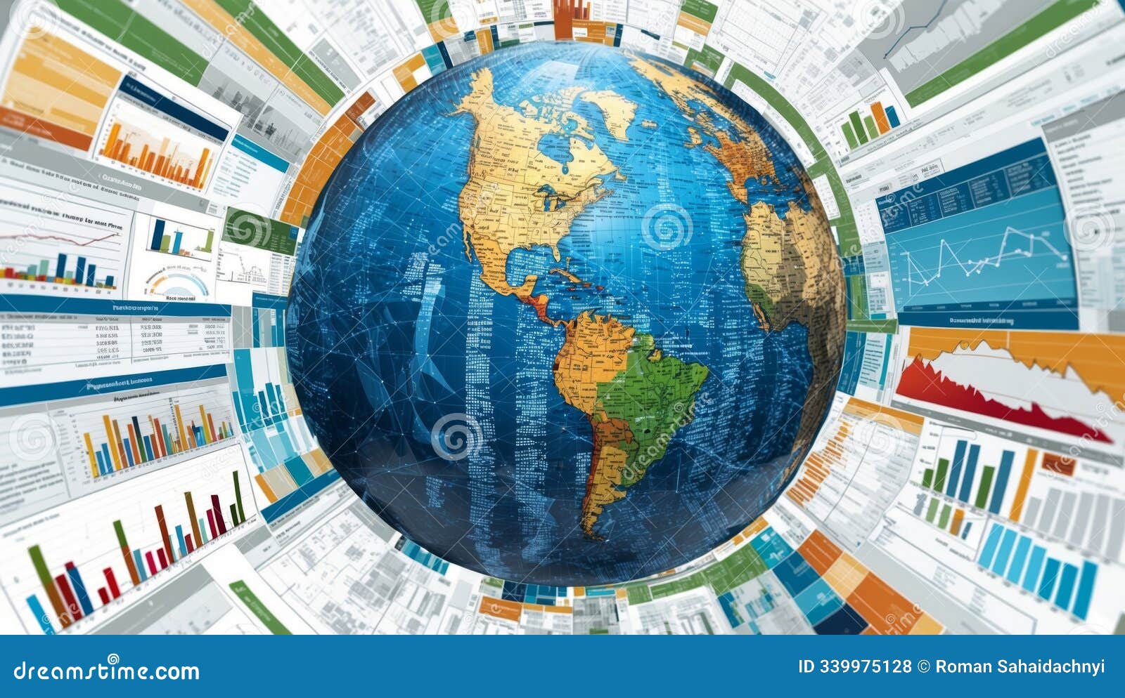 World Statistics Day: Global Data Insights Stock Photo - Image of ...