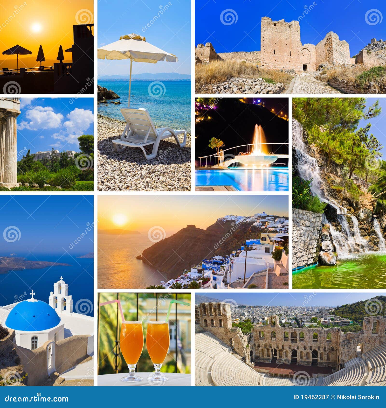 302 Collage Greece Greek Summer Photos Photos - Free & Royalty-Free ...