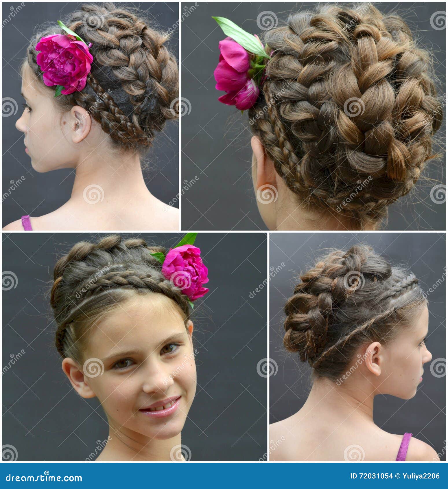 Collage - hairstyle stock photo. Image of hairdressing - 72031054