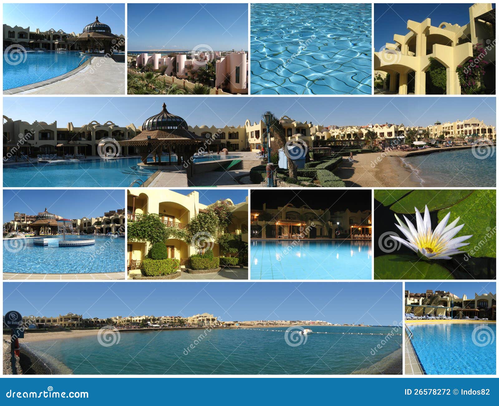 Collage of Hotel stock photo. Image of fancy, egypt, leisure - 26578272