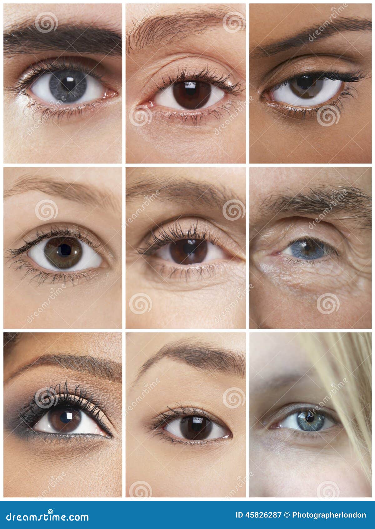Collage of human eyes stock image. Image of blue, 2024 - 45826287