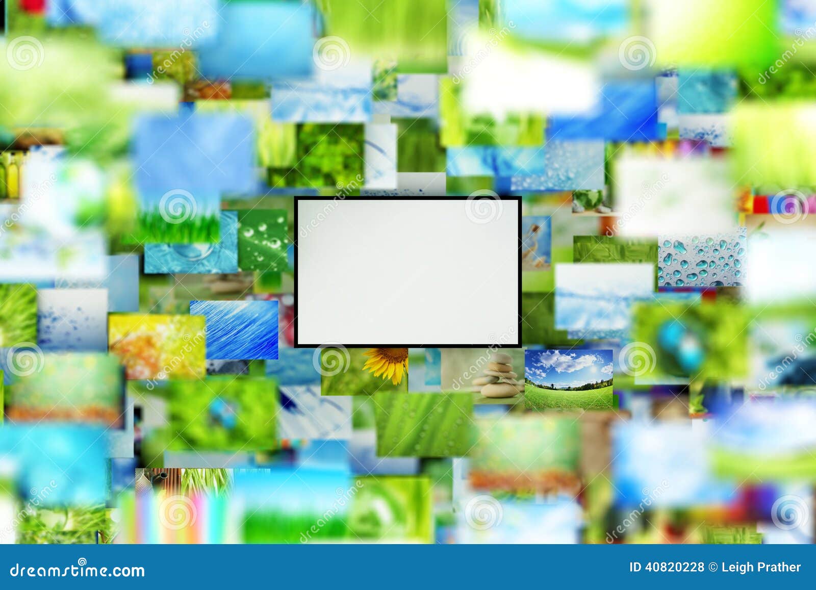 Collage Of Images Background Stock Photography | CartoonDealer.com ...